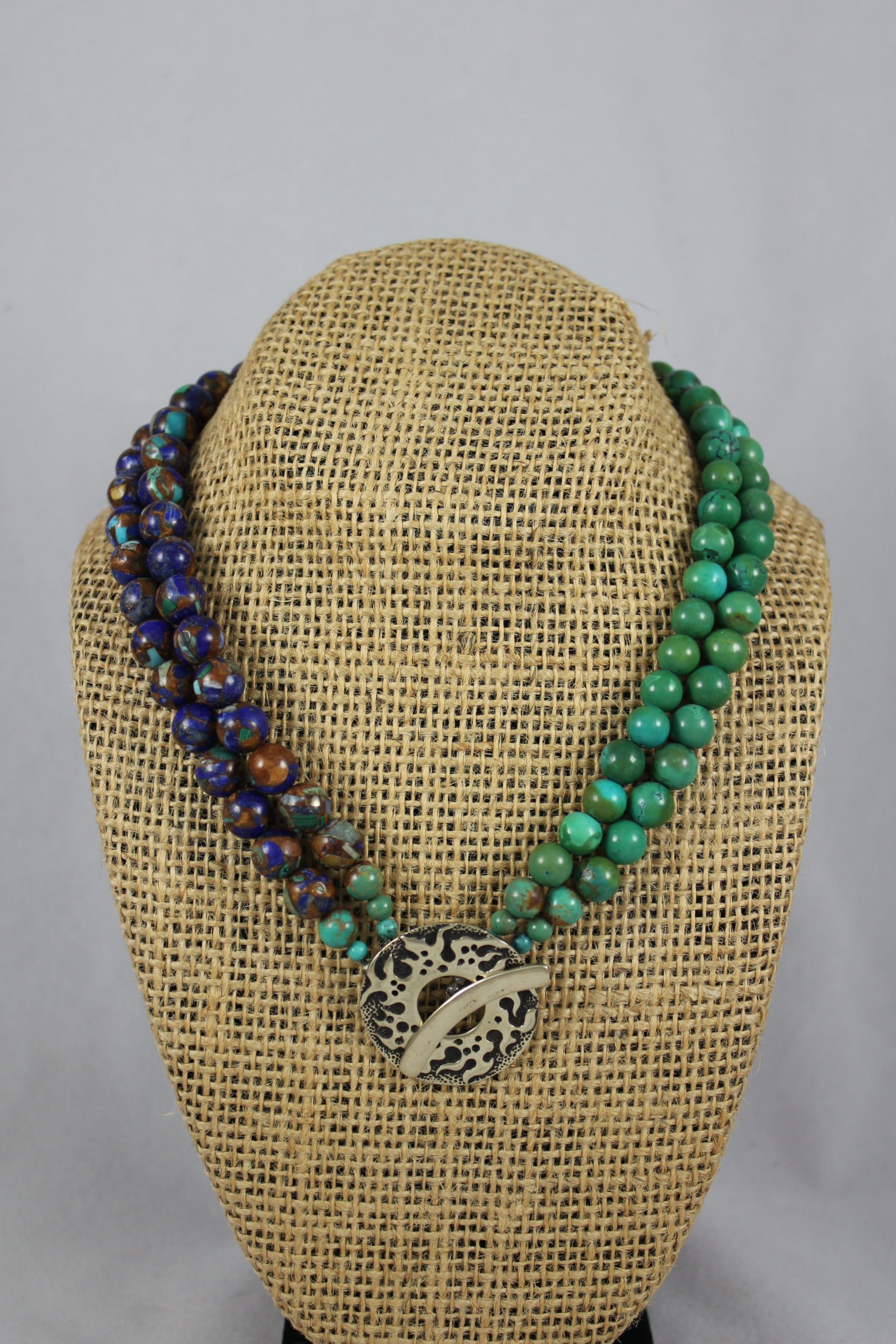 Turquoise / Lapis Gradient Necklace - Seidel's Saddlery